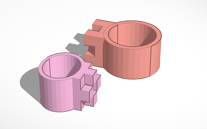 3d Design Copy Of Interlocking Rings Tinkercad