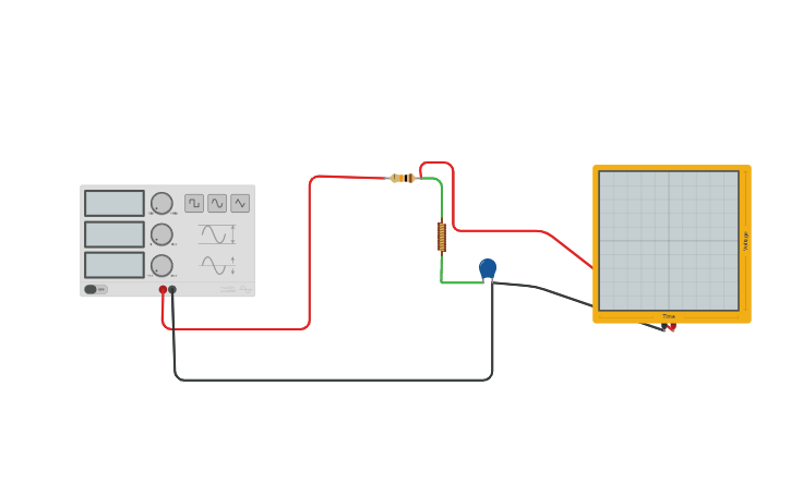 Circuit design Band Stop Filter - Tinkercad