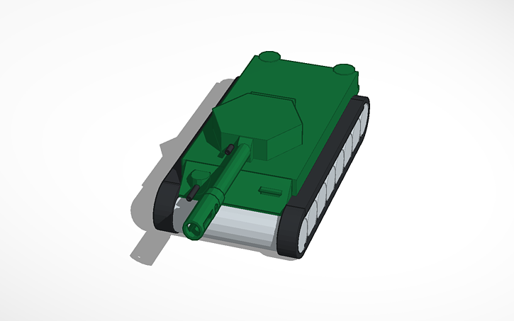 3D design Tank - Tinkercad