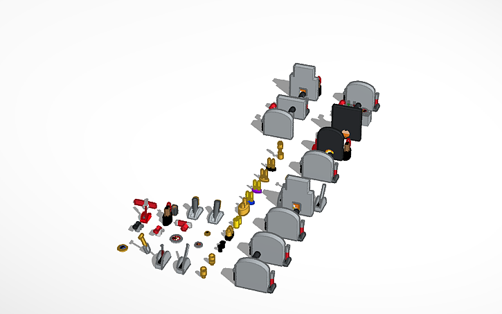 3d Design Tcp Train Cab Parts Tinkercad