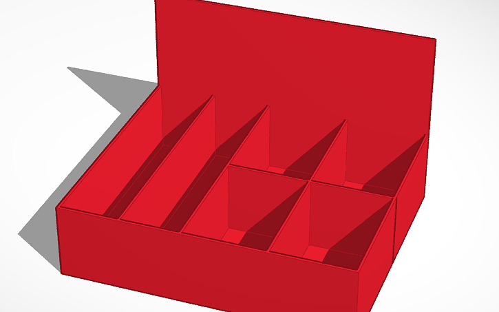 3d Design Desk Organizer Etsy Tinkercad 