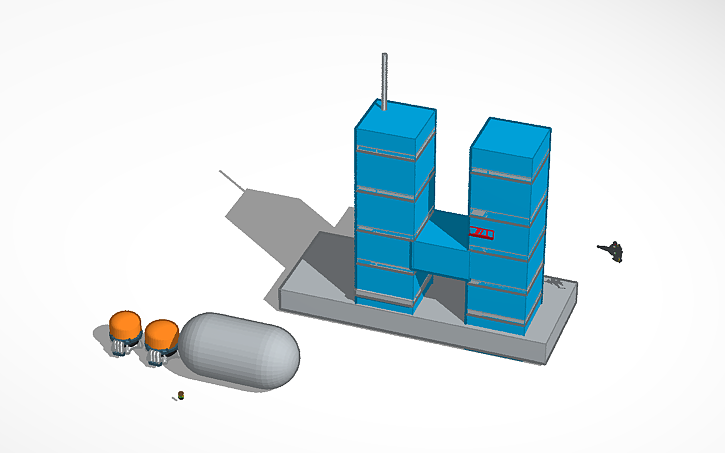 3D design Skyscraper - Tinkercad