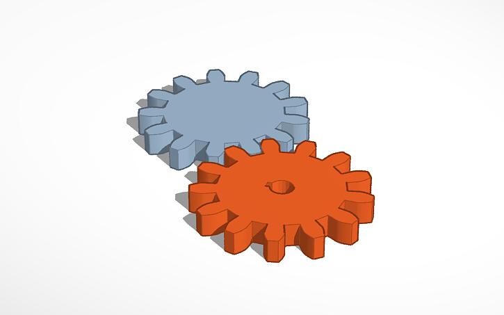 3D design Gears - Tinkercad
