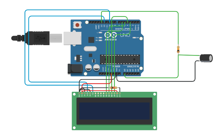 Circuit Design Arduino Capacitance Meter Tinkercad
