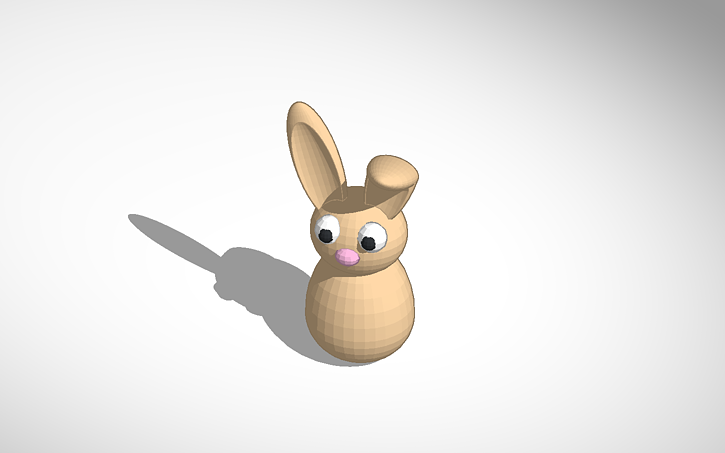3D design BUNNY!!!!! | Tinkercad