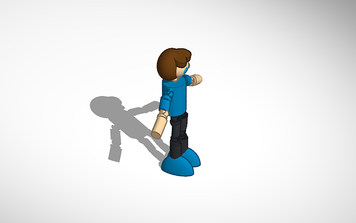 3D design human model - Tinkercad