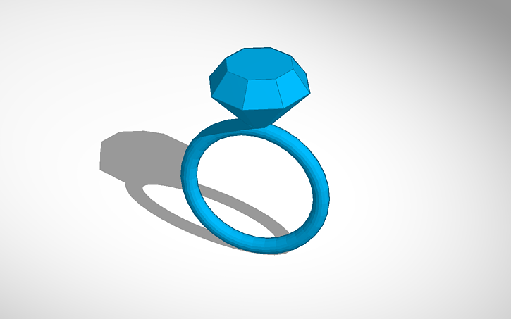 3D design Ring - Tinkercad