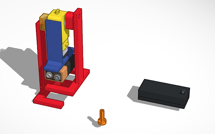 3D design Copy of Walking robot - Tinkercad
