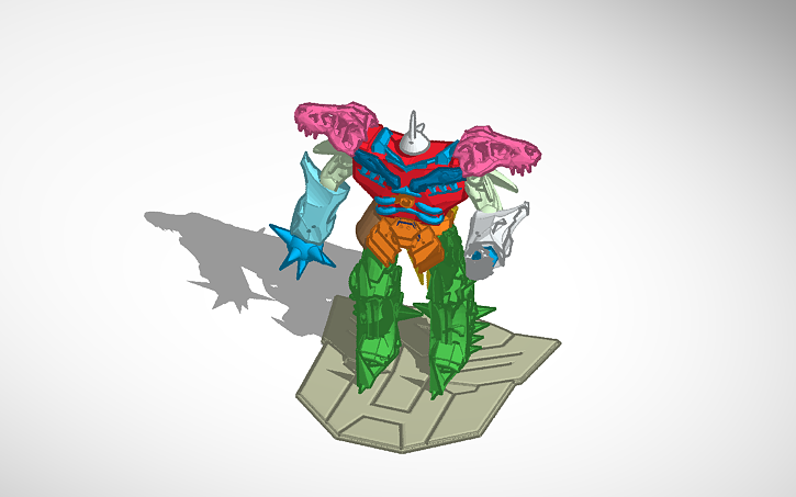 3D design Transformers gridlock - Tinkercad