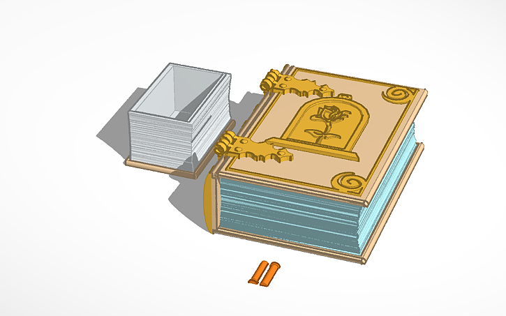 3D design Belle Book | Tinkercad