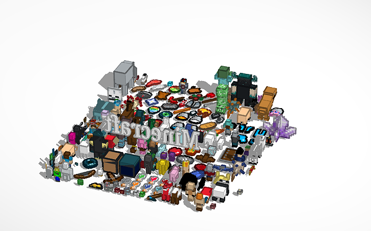 3D design Minecraft thx YODAAA - Tinkercad
