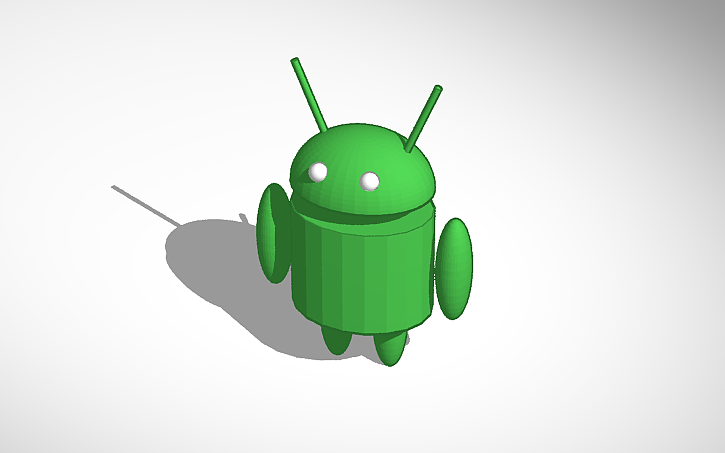 3D design Android Logo - Tinkercad
