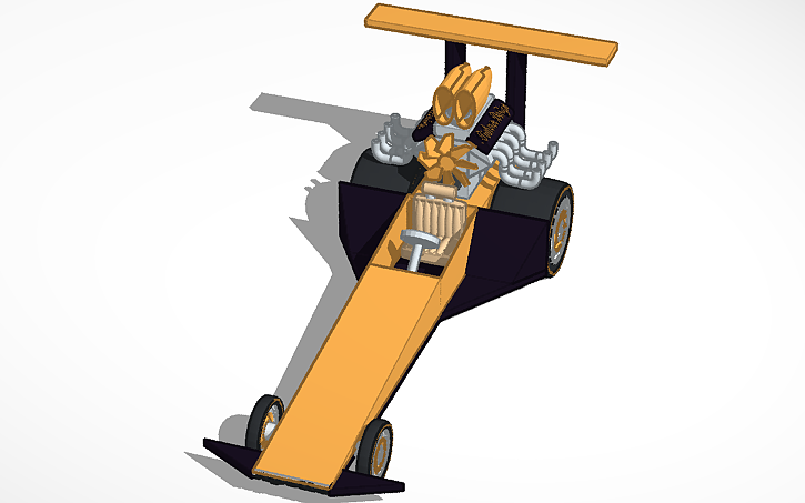 3D design Apollo (Dragster) | Tinkercad