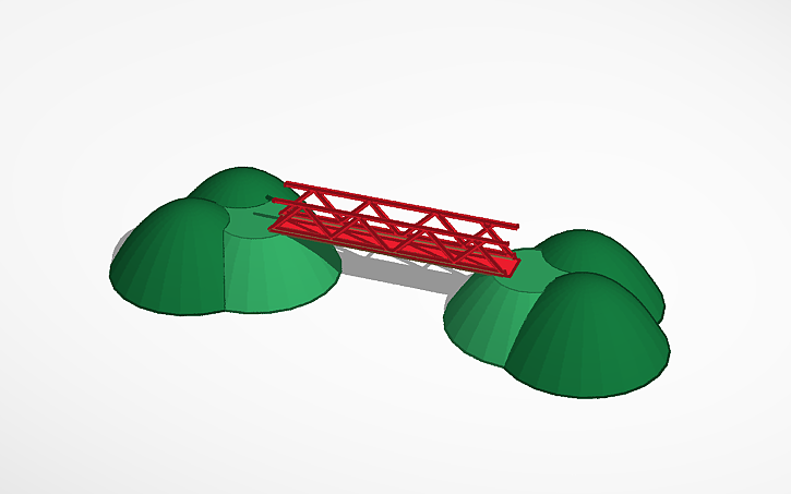 3D design Bridge Challenge - Tinkercad