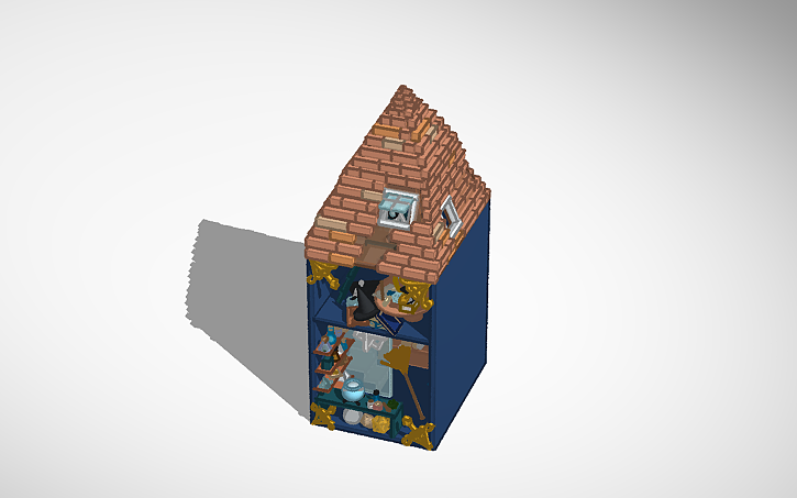 3D design Book Nook-Harry Potter - Tinkercad