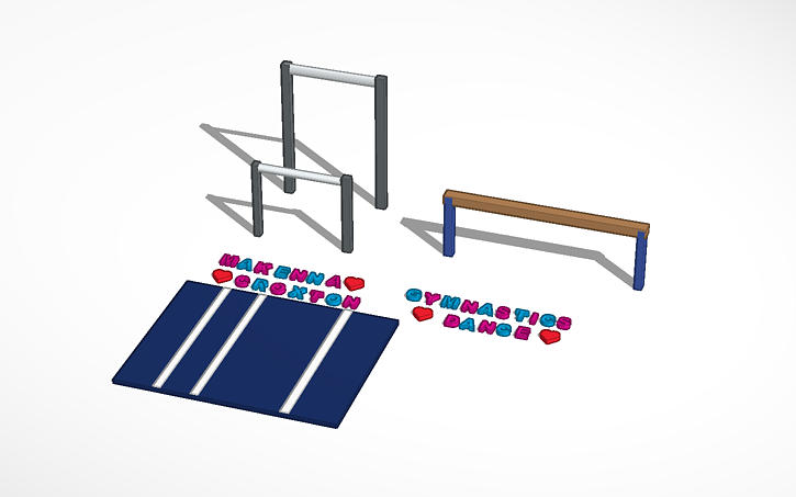 3D design Gymnastics - Tinkercad