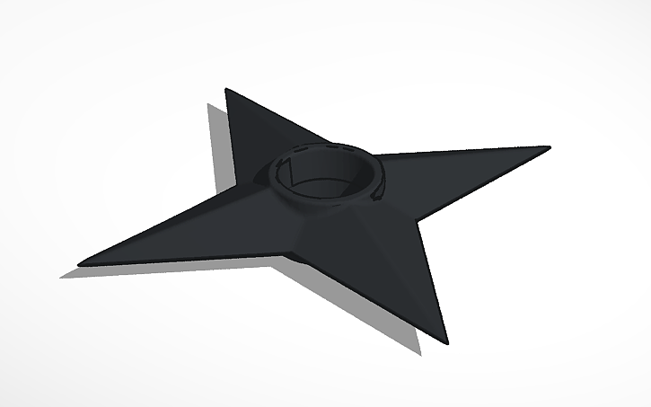 3D design Shuriken - Tinkercad