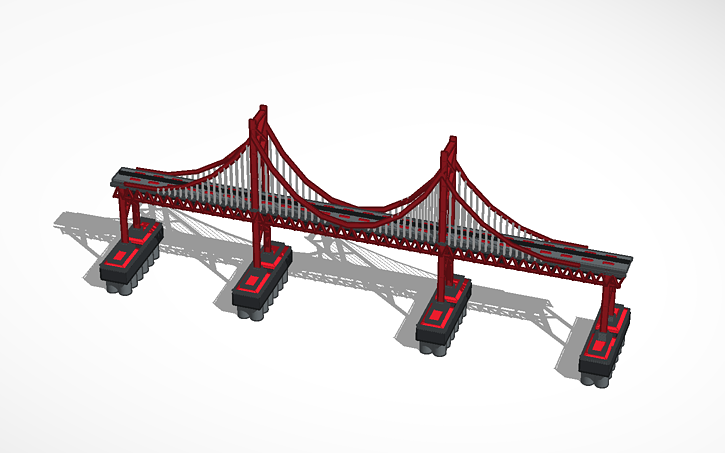 3D design Dark Demon Bridge #Architect - Tinkercad