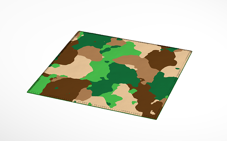 3D design Camouflage Texture - Tinkercad