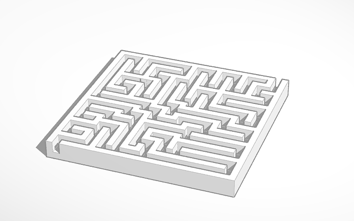 3D design Ball Maze - Tinkercad