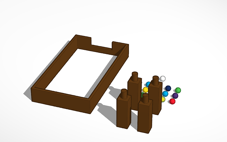 3D design printible pool table/frame & legs/playable | Tinkercad