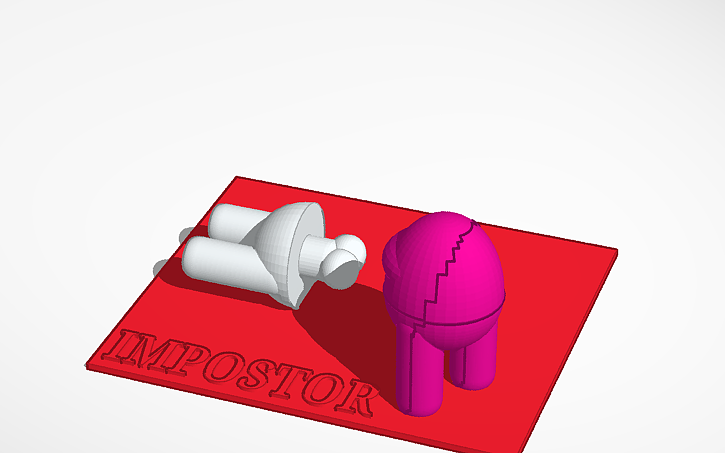 3D design Among Us 3D - Tinkercad
