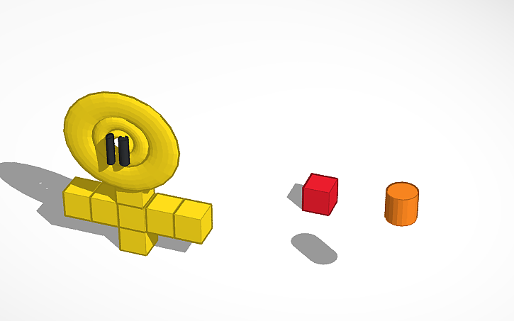 3D design Super Mario Bros Series Power Ups: Golden Flower | Tinkercad