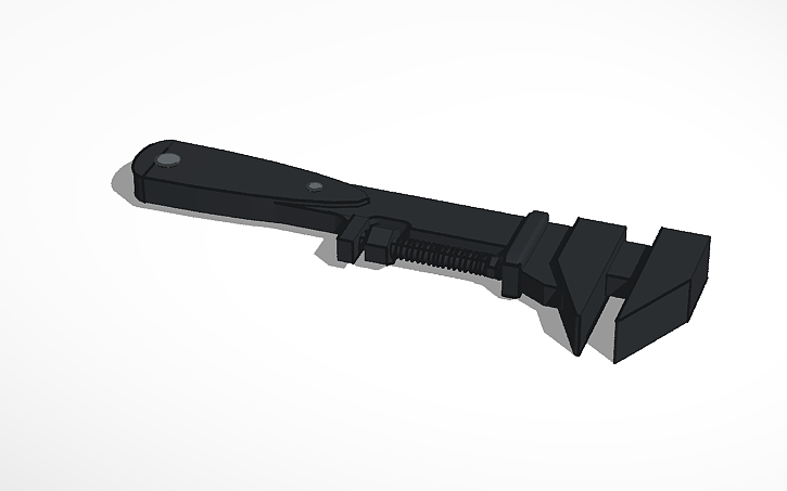 3D design engineer's wrench tf2 - Tinkercad