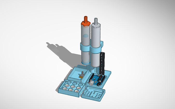 3d Design Electrolyzer 3d Model Tinkercad