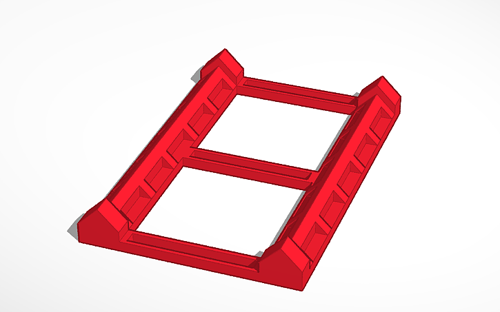 3D design Simple spool storage rack - Tinkercad