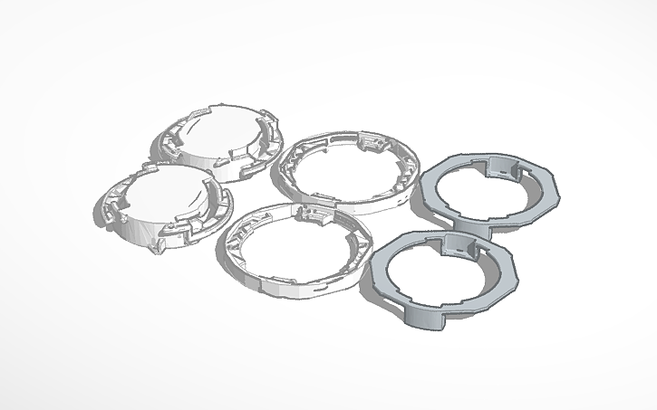3D design Beyblade Burst Quad Drive/Quad Strike Template - Tinkercad 3D design Beyblade Burst Quad Drive/Quad Strike Template - Tinkercad