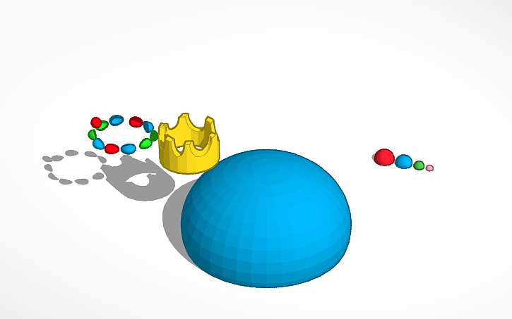 3D design king slime - Tinkercad