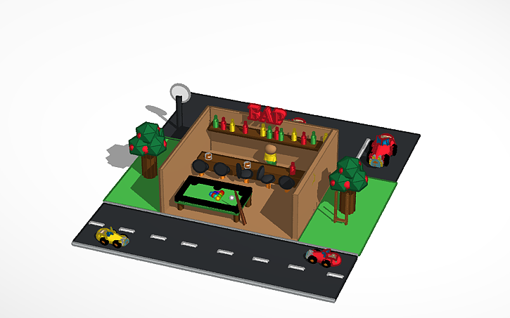 3D design БАР | Tinkercad
