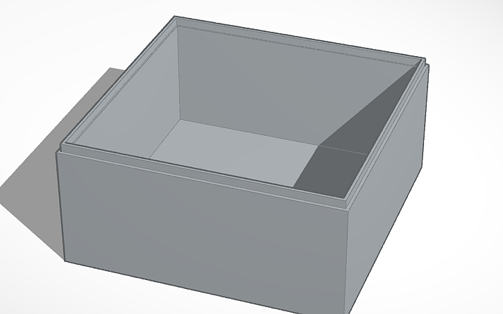 3D design Modular Box (Base) - Tinkercad