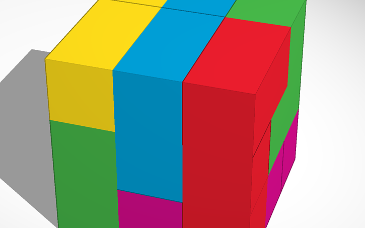3D design Cube Puzzle Pieces | Tinkercad