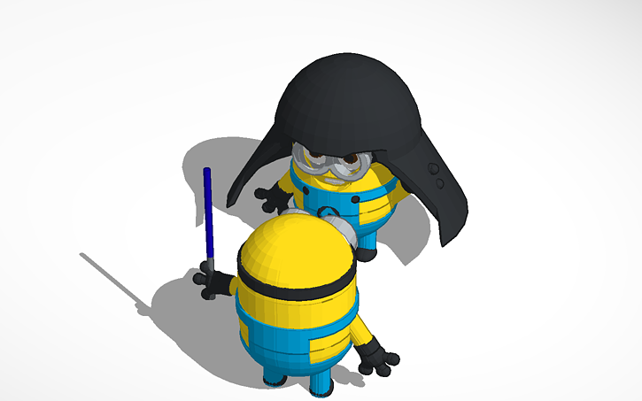 3D design Spaceballs (Minions version) - Tinkercad