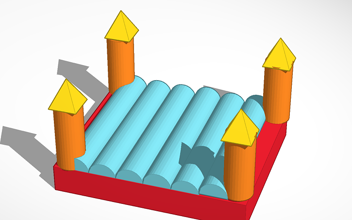 3D design Bouncy House | Tinkercad