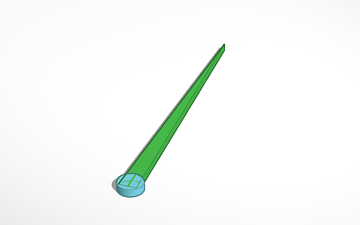 3D design Clock Minute Hand - Tinkercad