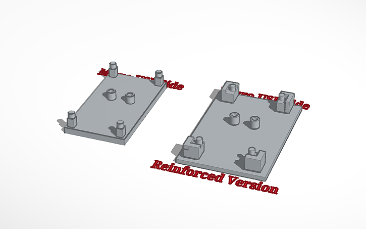 3D design ESP32 Mount Devkit v1 - Tinkercad
