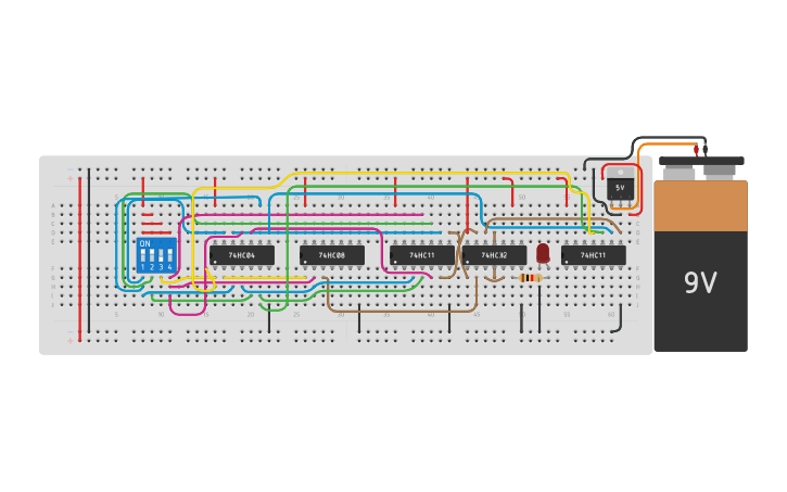 Circuit design SIMP CT2 | Tinkercad
