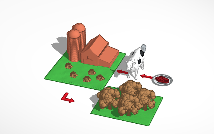 3D design Deforestation Project | Tinkercad