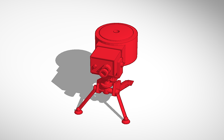3D design Sentry Gun (lvl 1) - Tinkercad