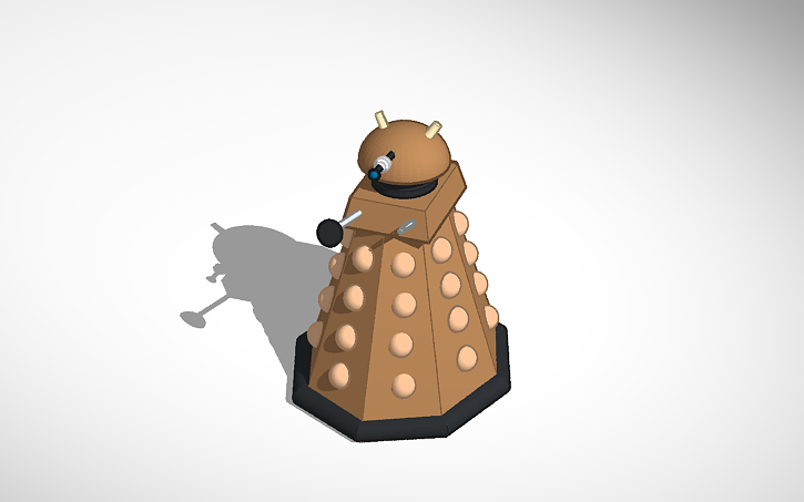 3D design Dalek - Tinkercad