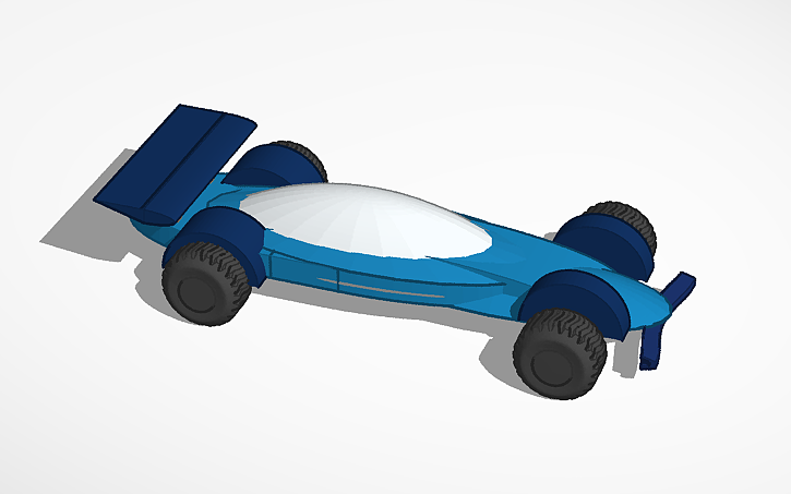 3D design Kereta Lumba - Tinkercad