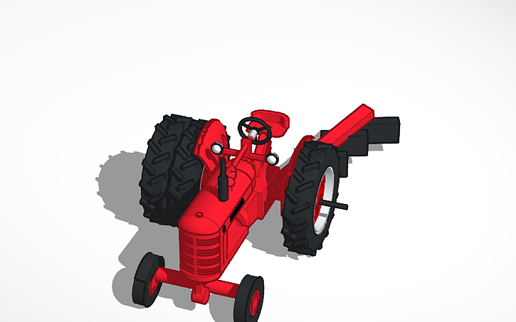 3D design farmall m - Tinkercad