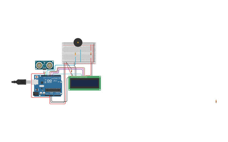 Circuit design Module 6.4.1: Proximity sensor - Tinkercad