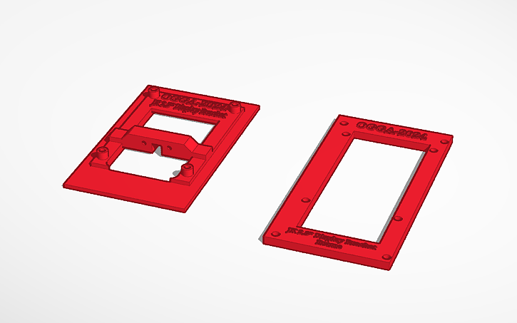 3D design JK-BMS 2.5" Display Mounting Bracket for Selpos Mason Box ...