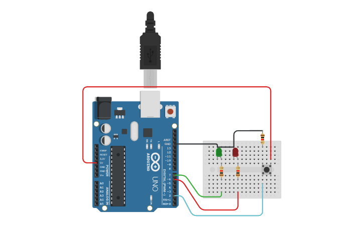 Circuit design TIMER TASK 4 - Tinkercad