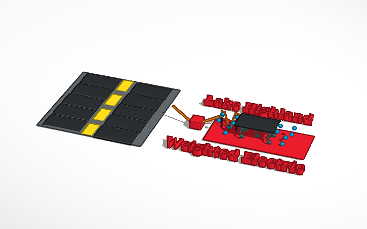 3D design Energy generator car pressure plates - Tinkercad