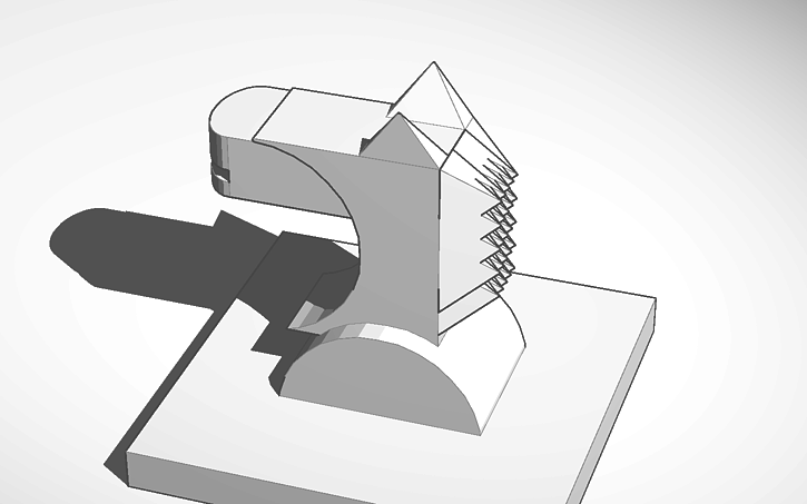 3D design Knight Chess Piece - Tinkercad